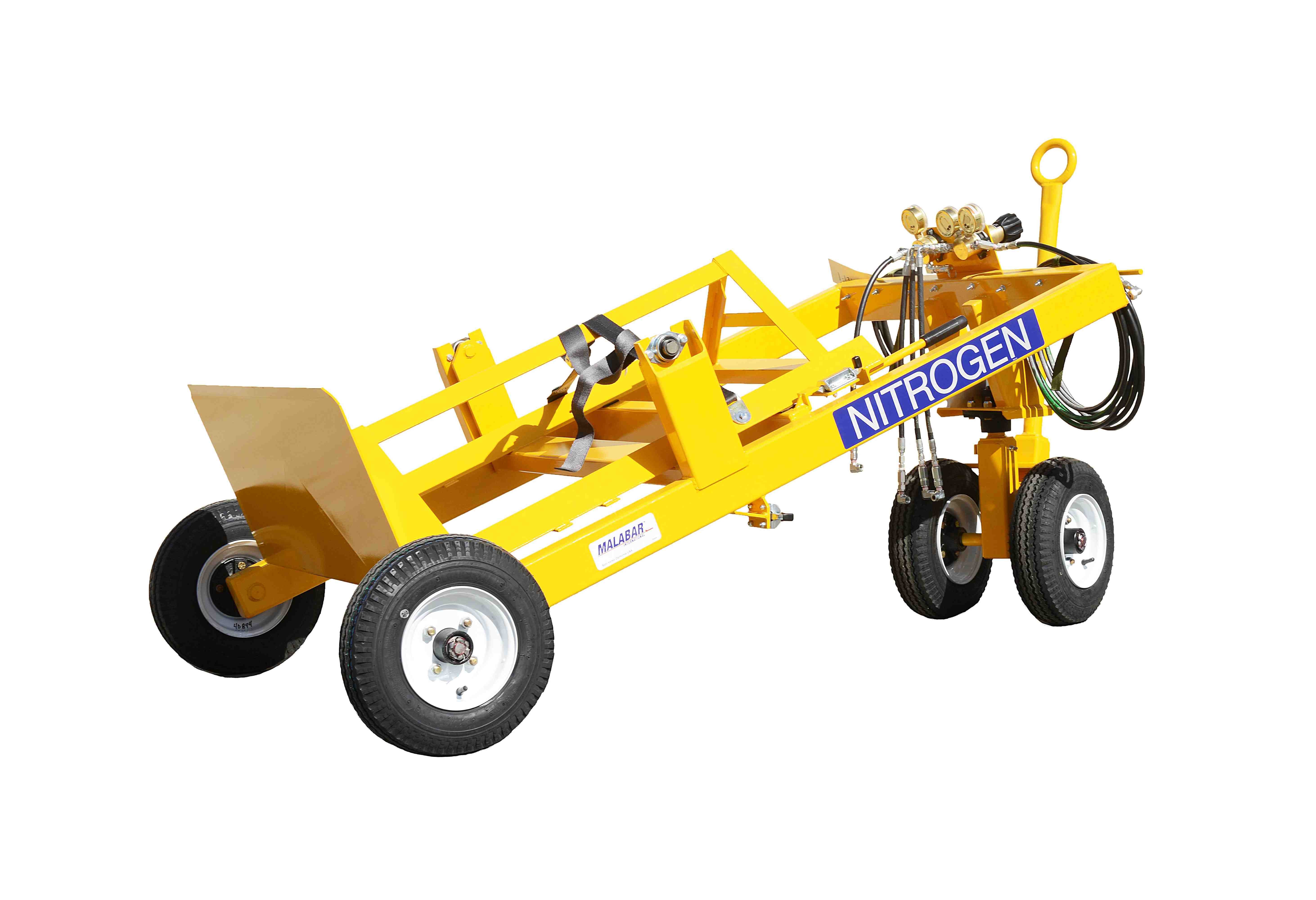 894300-1 N2 Service Cart, 4-Bottle | Tronair Ground Support Equipment